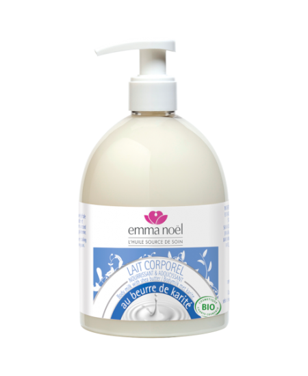 Lait corporel au beurre de Karité - 500 ml - Emma Noël